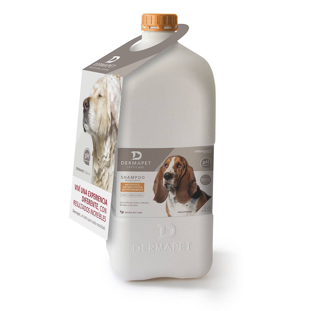 Shampoo Antiseptico Dermapet 5L - Agropyme
